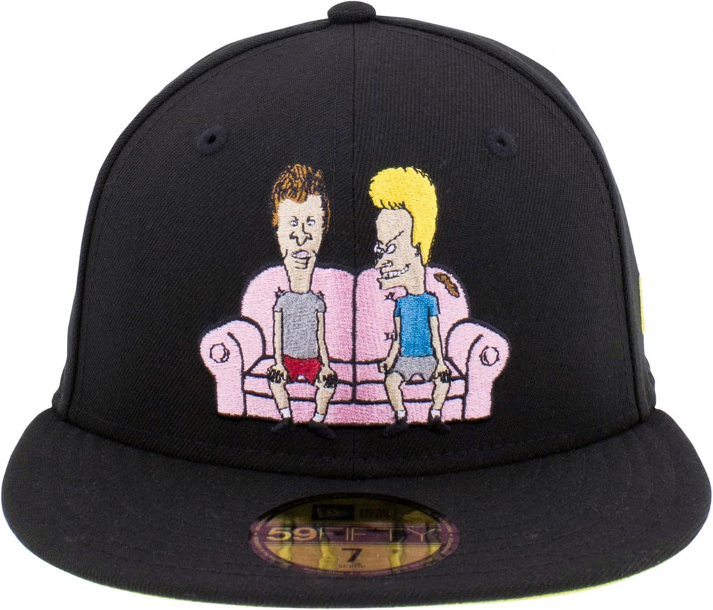 New Era Beavis and Butthead Couch 59Fifty Fitted Hat – Caps Fitted ...